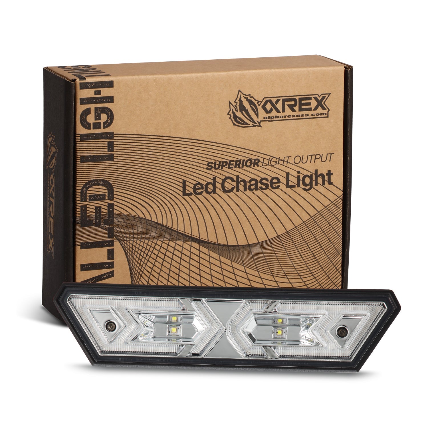 AlphaRex Arrow-X Multi-functional Off-Road Chase Light - Clear ...