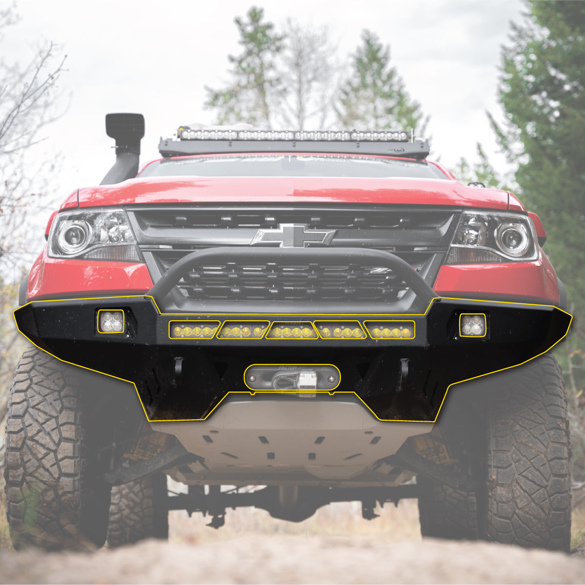 Chevy Colorado ZR2 Classic Front Bumper | 2015-2020 – Pacific Upfitters
