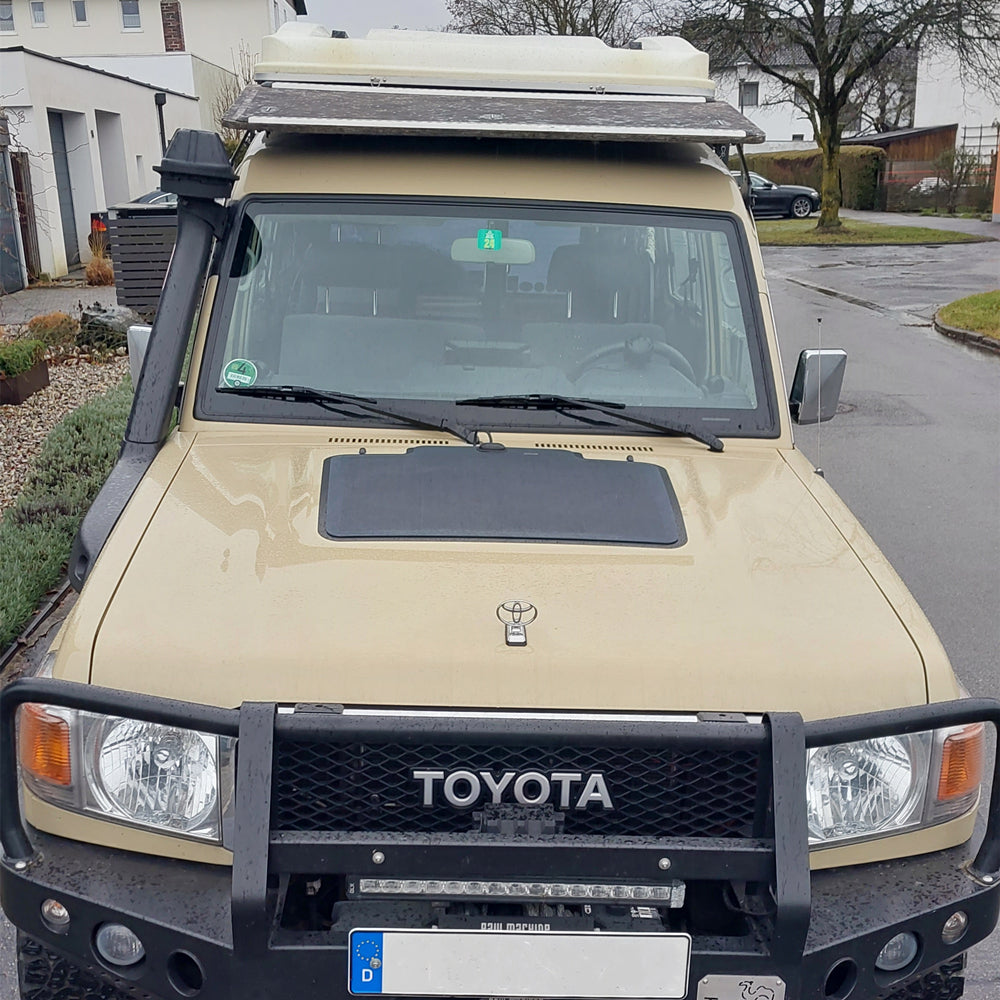 Toyota Land cruiser 70 Series GRJ78 Lensun 60W Bonnet Solar Panel ...