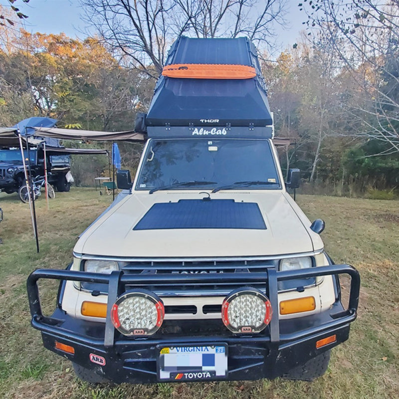 Toyota Land Cruiser Prado 70 Lensun 95W Bonnet Solar Panel – Pacific ...