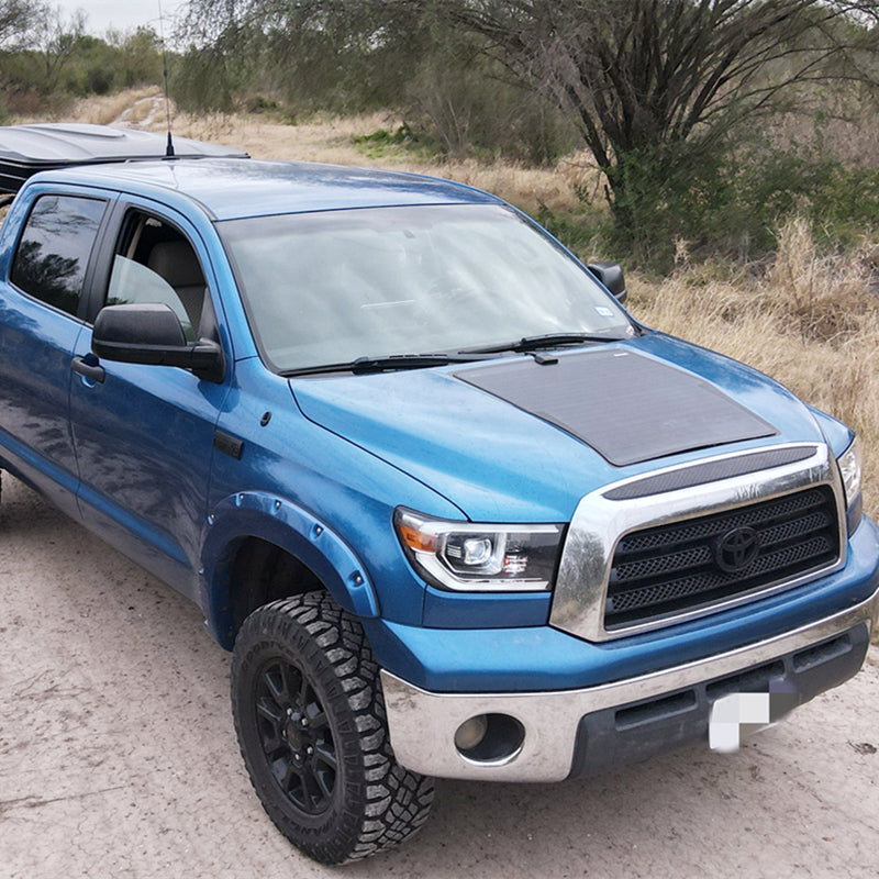 Toyota Tundra 2nd Gen Lensun 85W Hood Flexible Solar Panel – Pacific ...