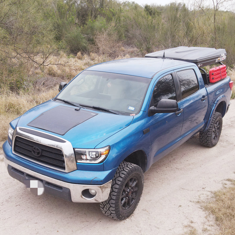Toyota Tundra 2nd Gen Lensun 85W Hood Flexible Solar Panel – Pacific ...
